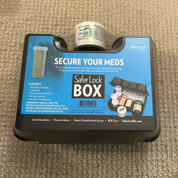 Storage & Organization | New Safer Lock Box Safe Case Medication Secure ...